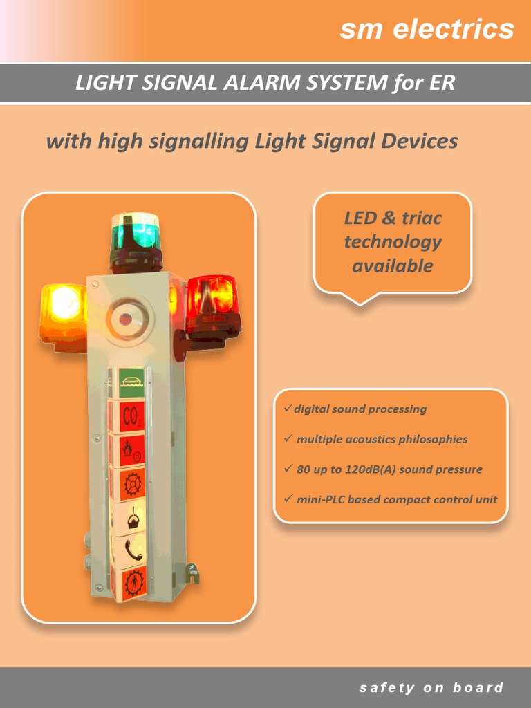 Light Signal Alarm System Overview | PDF | Power Supply | Digital To ...