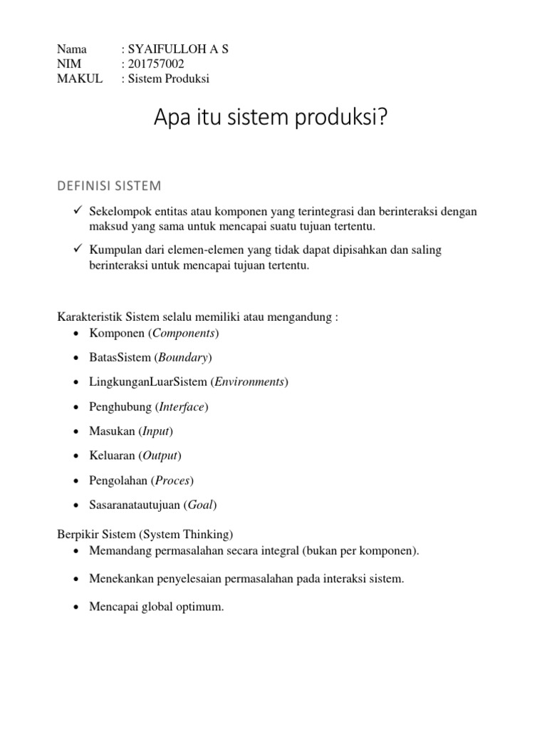 Definisi SisPro | PDF