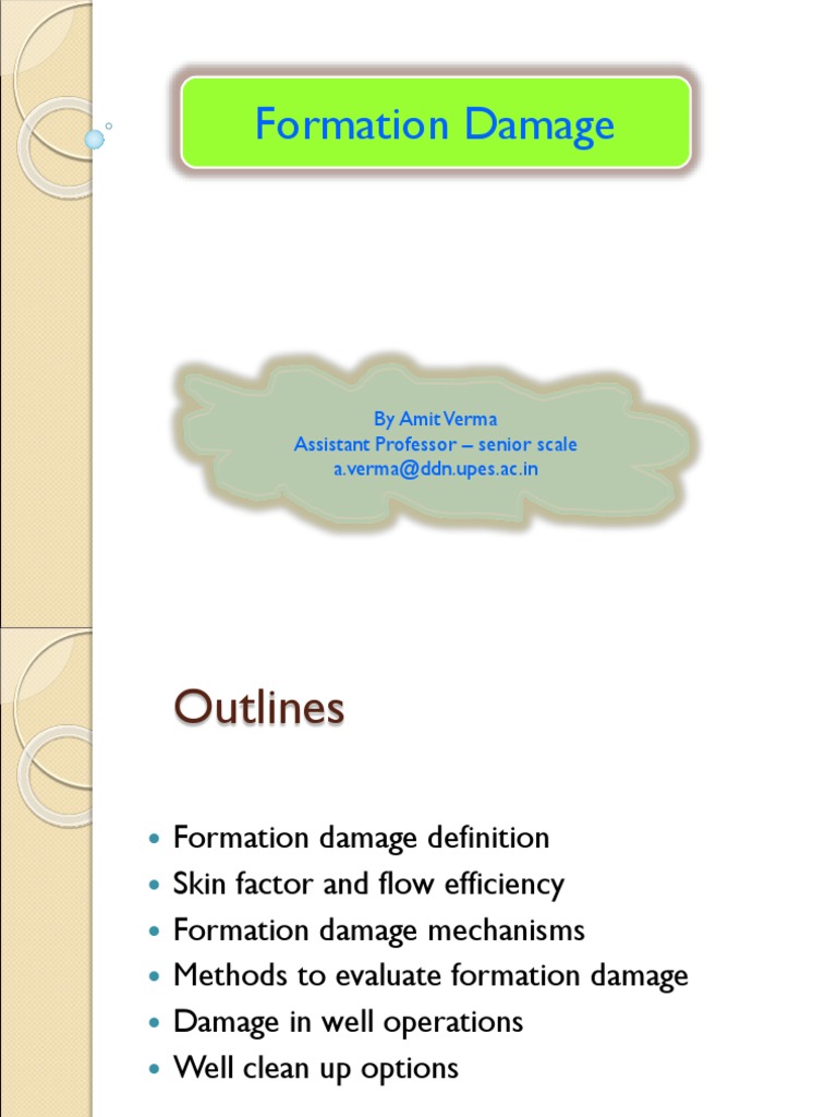 Formation Damage | PDF | Clay | Drilling