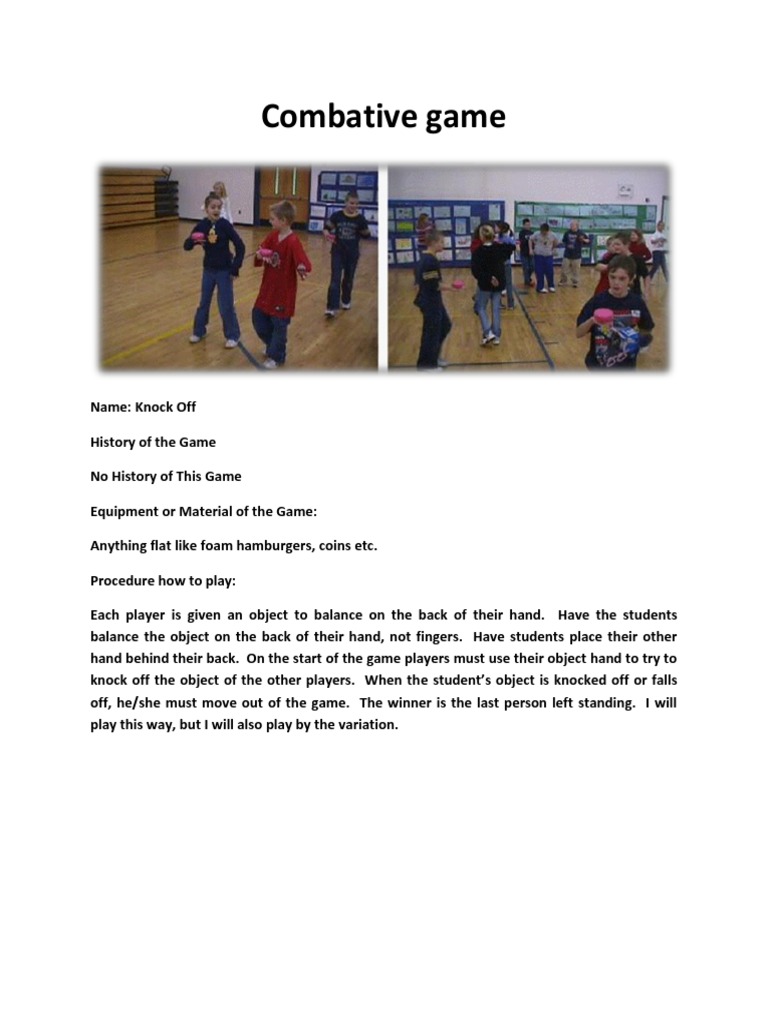 Combative Game | PDF