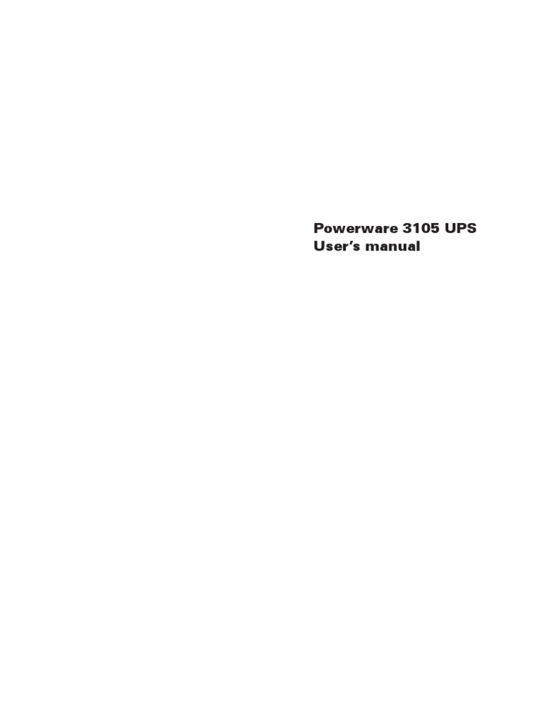 3105 Manual Eng Rev A | PDF | Ac Power Plugs And Sockets | Electrical ...