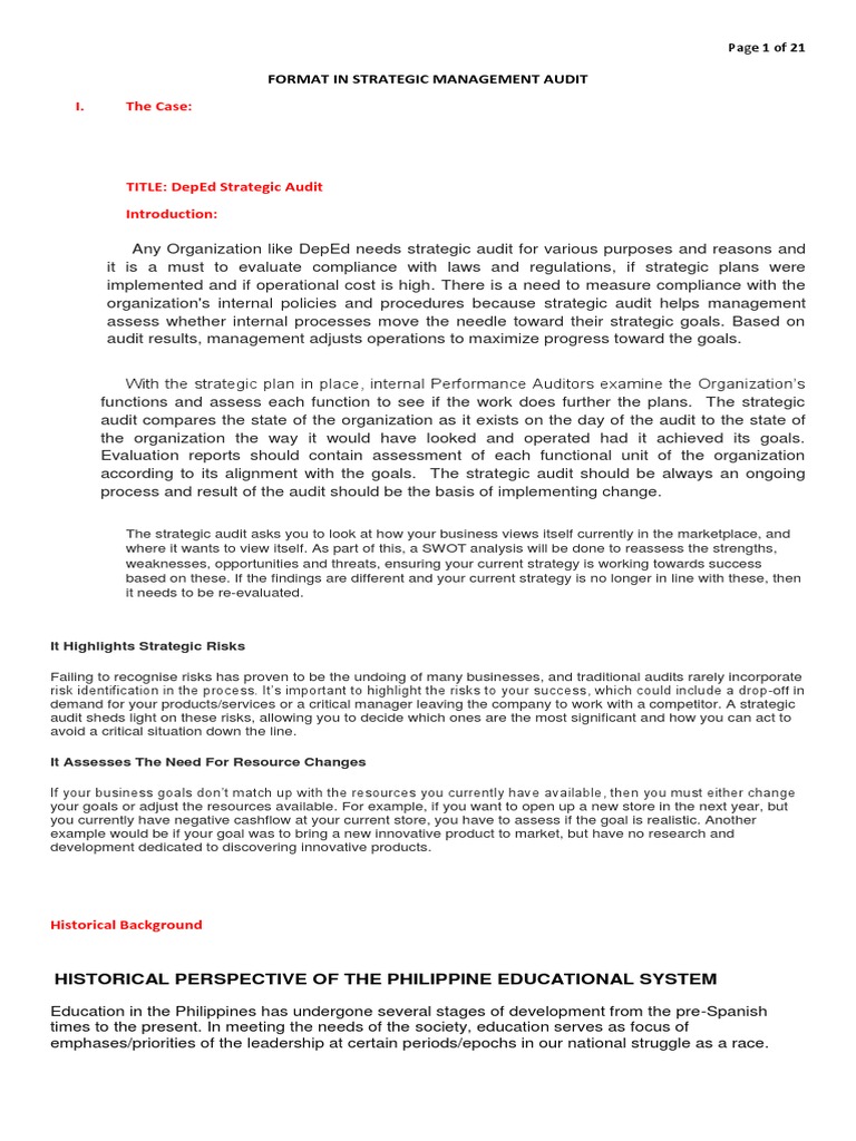 ODP-Format-in-STrategic-with Answer | PDF | Schools | Business