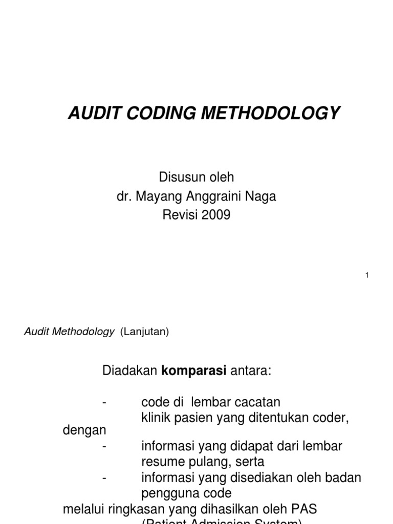 Audit Koding | PDF