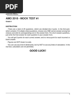 American Mathematics Olympiad | PDF