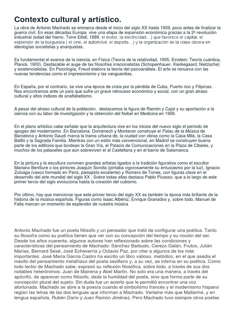 Contexto Cultural y Artístico | PDF | Pinturas | Science