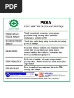 PEKA (Safety Operation Observation) - OJR | PDF | Teknologi & Rekayasa