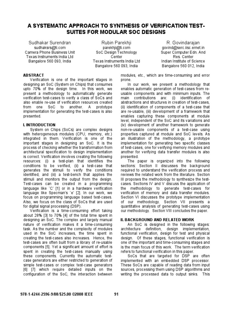 Fpga | PDF | System On A Chip | Formal Verification