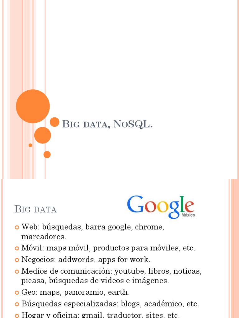 Big Data y NoSQL | PDF | No Sql | Big Data