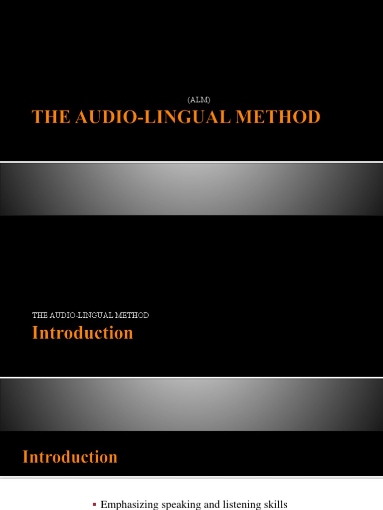 The Audio Lingual Method | PDF | Applied Linguistics | Behavior Modification