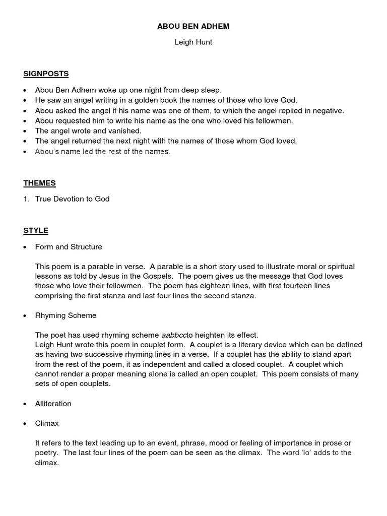 Notes On Poetry | PDF | Poetry