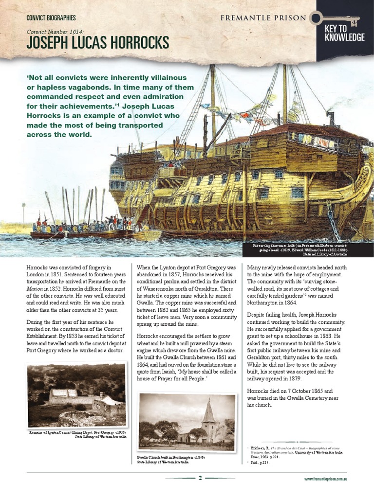 Joseph Lucas Horrocks | PDF | Prison | Violence