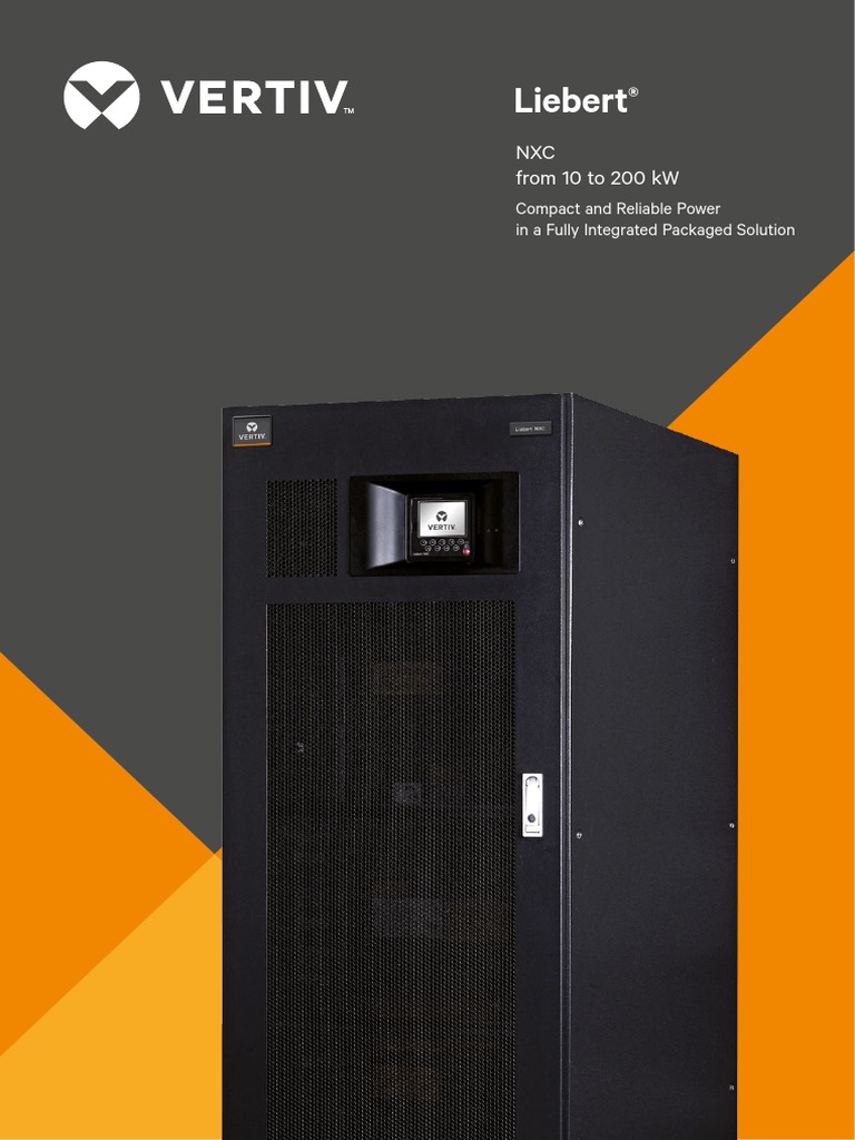 Liebert NXC 10 200 Kva BR en | PDF | Data Center | Electrical Engineering