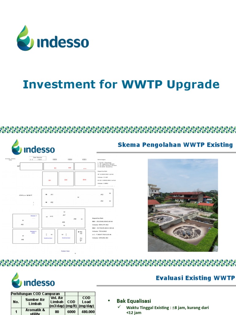 WWTP Upgrade Investment | PDF | Fresh Water | Sewerage