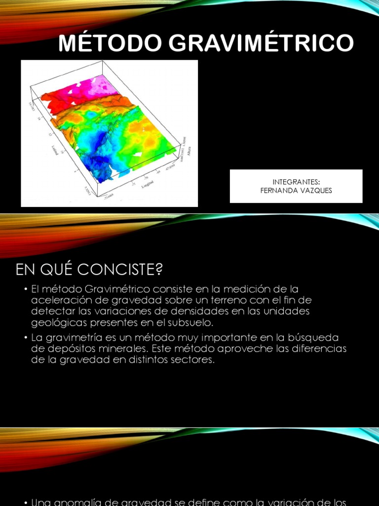 Método GRAVIMÉTRICO | Geología | Minería
