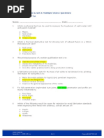 CWI - Part A Fundamentals Examination (Full) PDF | PDF | Welding ...