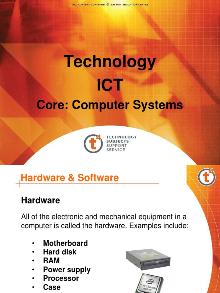 Technology ICT: Core: Computer Systems | PDF | Computer Hardware ...