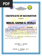 Clean-Up Drive Certificate | PDF | Public Administration | Government ...