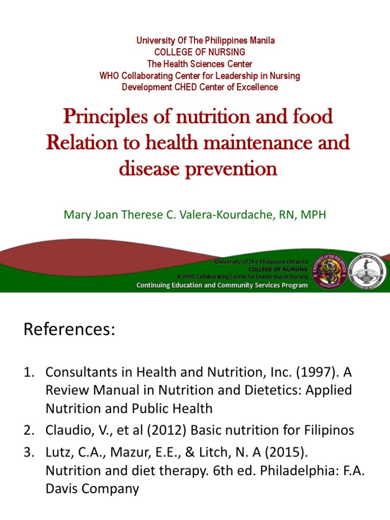N9 Nutrition Principles PDF | Download Free PDF | Nutrition | Diet ...