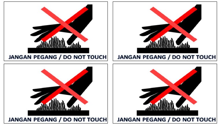 Simbol Jangan Dipegang | PDF