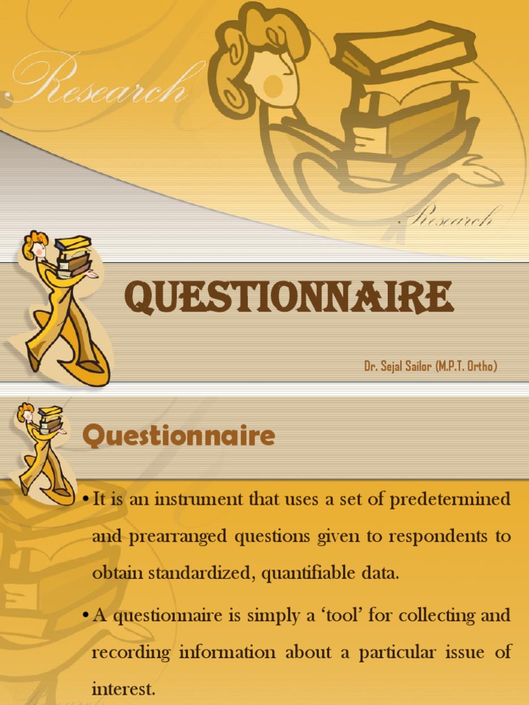 Questionnaire in Research | PDF | Questionnaire | Question