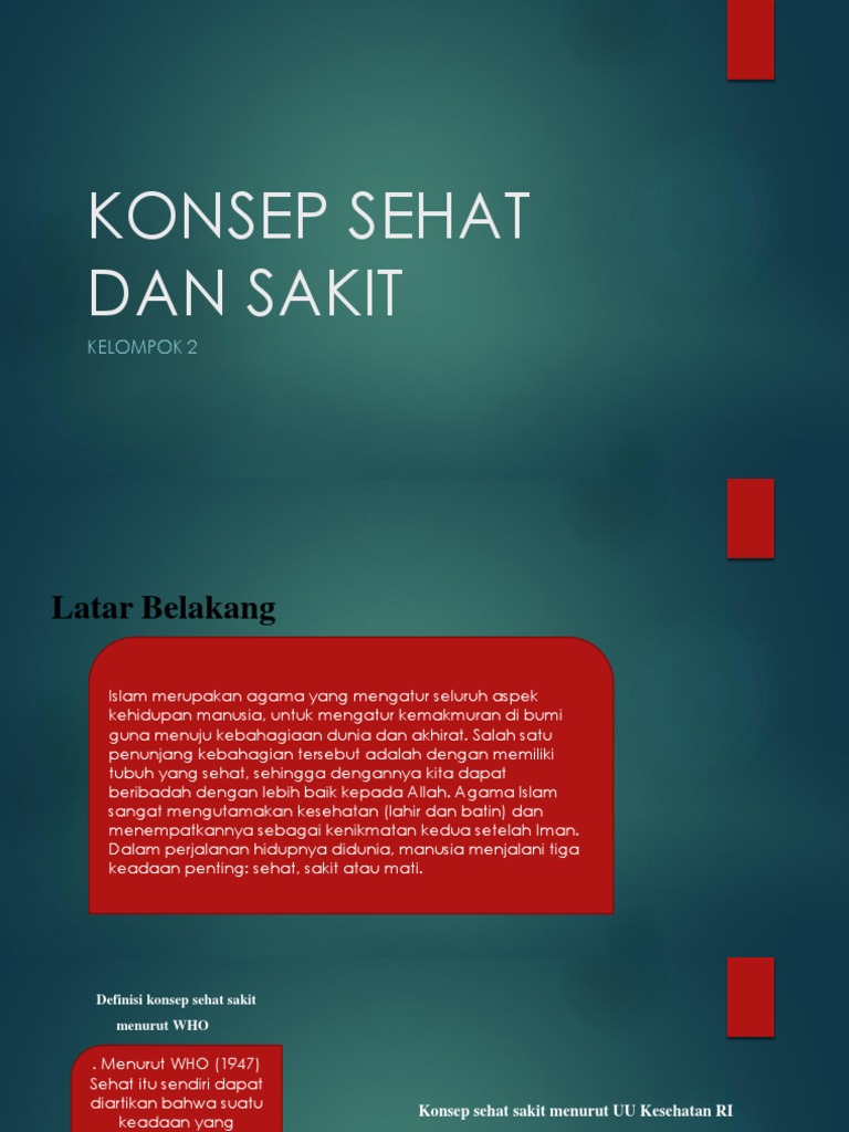 Konsep Sehat Dan Sakit | PDF