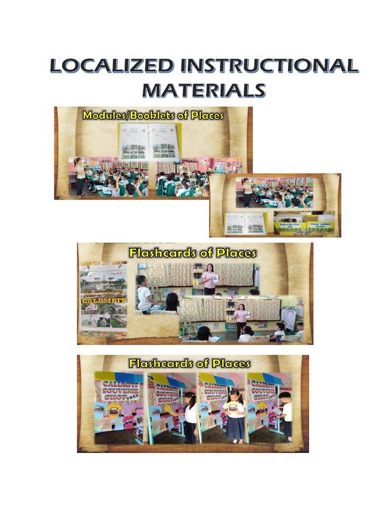 Localized Instructional Materials | PDF