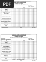 Daily Machine Maintenance Checklist | PDF | Equipment | Electrical ...