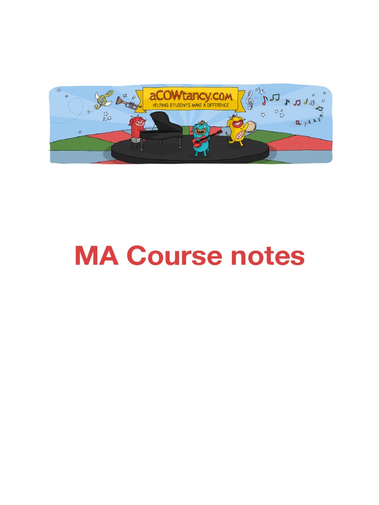 2 Acca Ma F2 The Acowtancy PDF | PDF | Sampling (Statistics ...