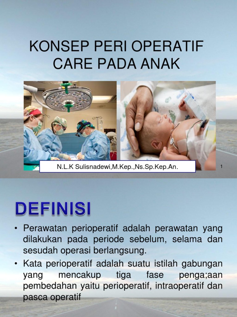 Konsep Perioperatif Care PDF | PDF