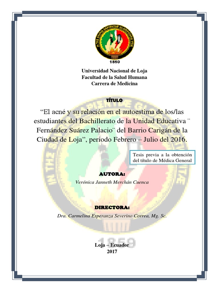 Tesis Veronica Merchan PDF | PDF | Medicina CLINICA | Medicina Tesis Veronica Merchan PDF | PDF | Medicina CLINICA | Medicina