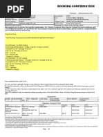Booking Confirmation | PDF | Bill Of Lading | Cargo