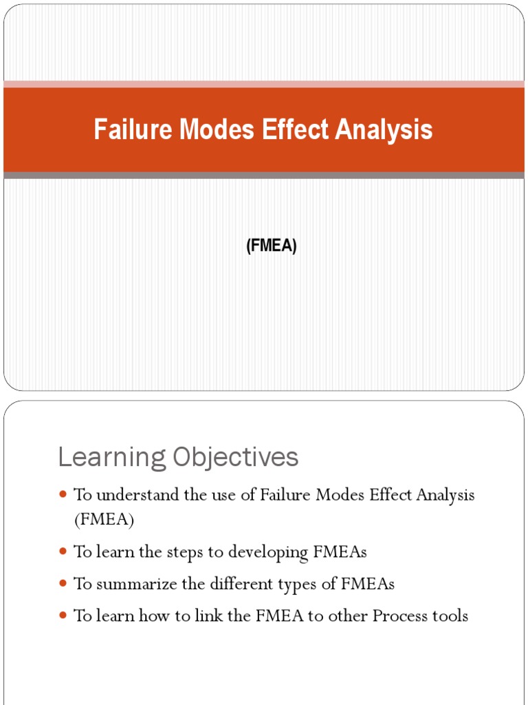FMEA Deck | PDF | Systems Science | Systems Theory