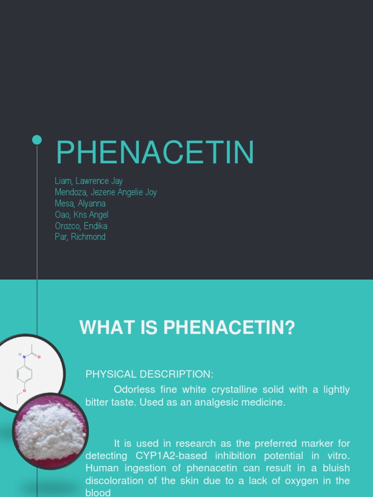 Phenacetin Copy | Hypothermia | Blood