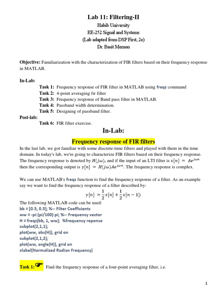 Lol | Download Free PDF | Filter (Signal Processing) | Digital Signal ...
