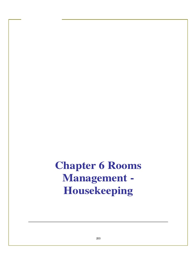 Rooms Management Housekeeping - Opera PMS User Guide Version 4 PDF ...