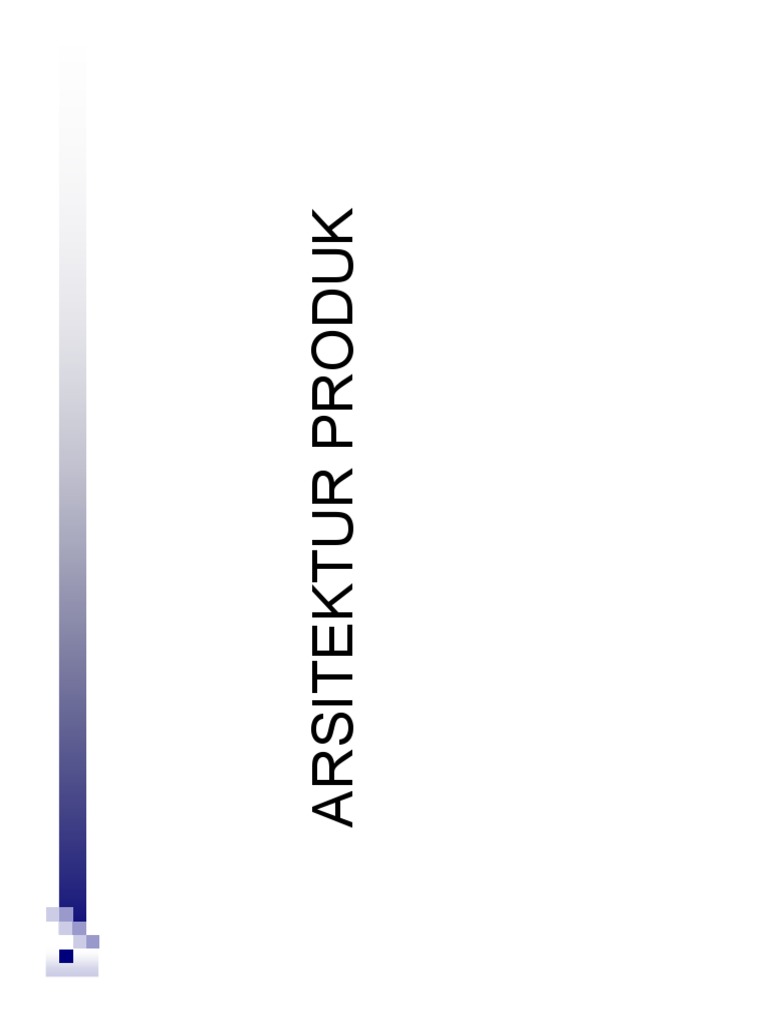Modul Arsitektur Produk | PDF