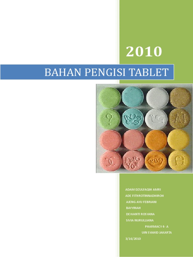 Bahan Pengisi Tablet | PDF