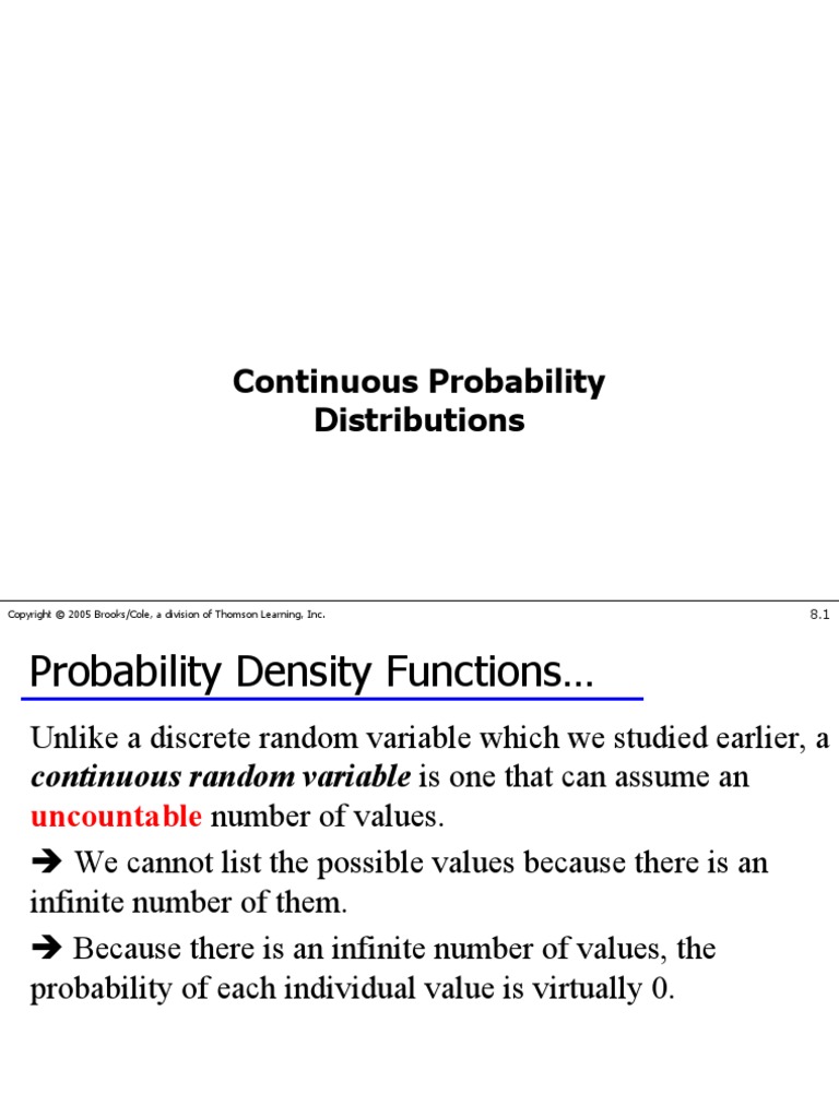 Probablity Distribution | PDF | Probability Distribution | Normal ...