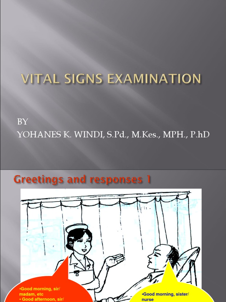 Vital Sign Examination | PDF | Blood Pressure | Medicine