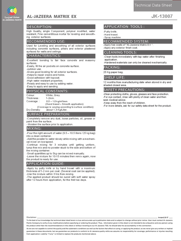 Al-Jazeera Matrix Ex | PDF | Plaster | Concrete