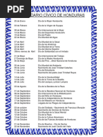 Cuadro de Códigos de Departamento y Municipios HONDURAS | PDF ...