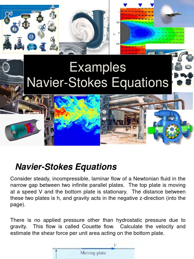 Couette Flow in Navier-Stokes Equations | PDF | Navier–Stokes Equations ...