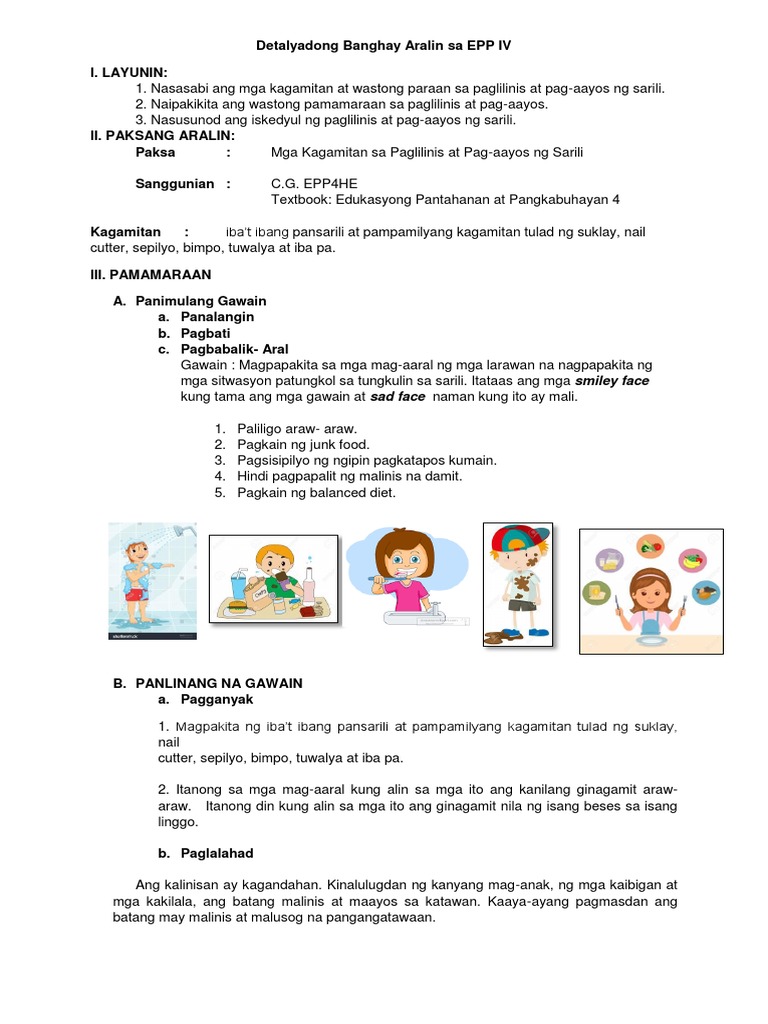 Detalyadong Banghay Aralin Sa EPP IV | PDF