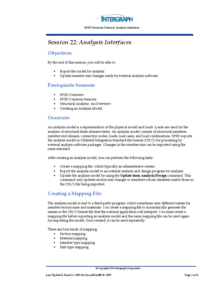 SP3D Structure | File Format | Computer File