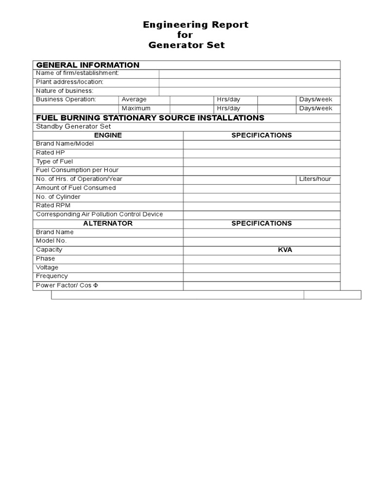 Engineering Report | PDF