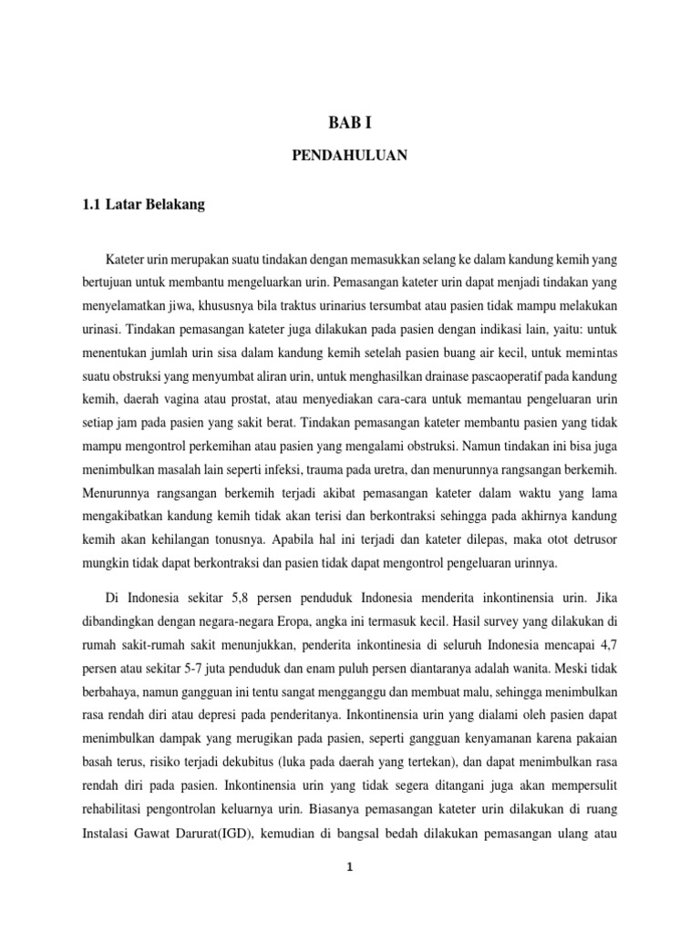 Makalah Kateter | PDF | Pengembangan Diri | Sains & Matematika