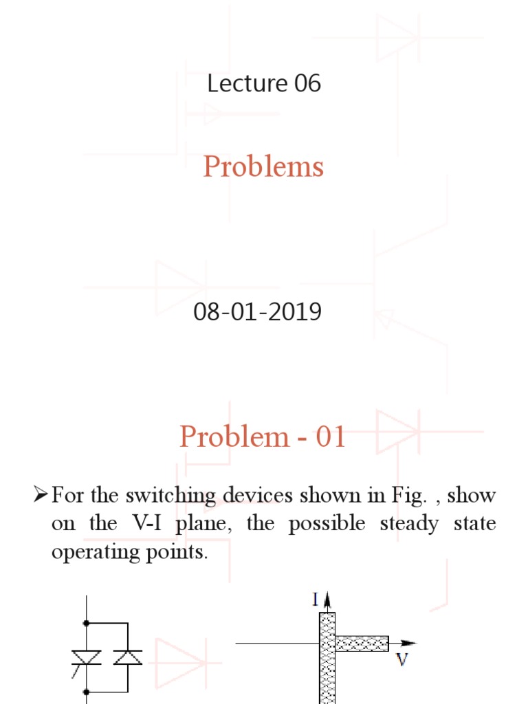 Lecture 06 Problems | PDF | Inductor | Electric Current