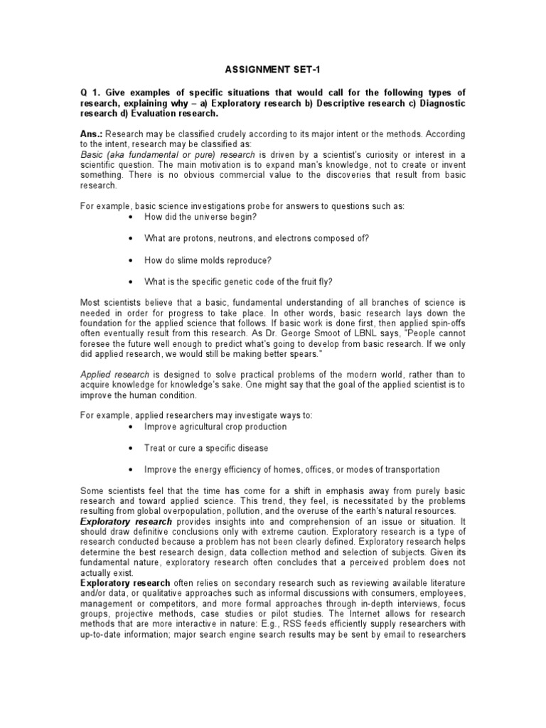 MB0050 Research Methodology Fall 10 Solved | PDF