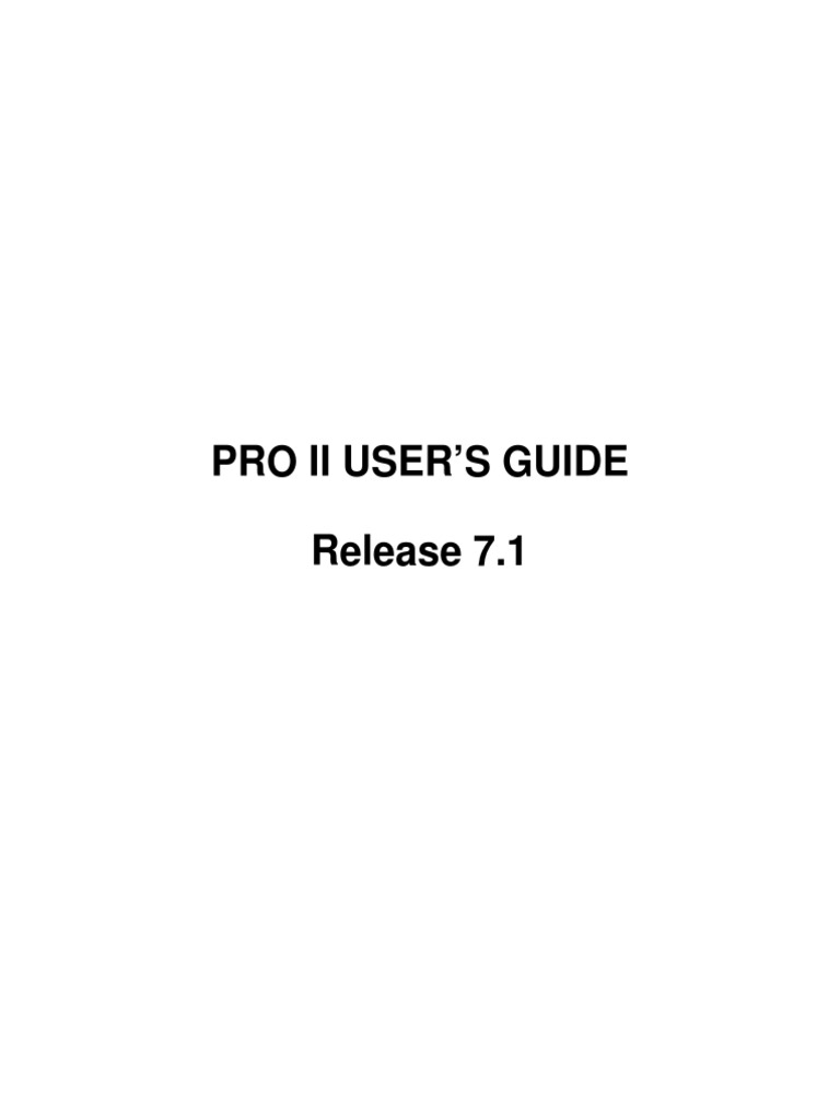 Pro Ii User'S Guide Release 7.1 | PDF | Menu (Computing) | Icon (Computing)
