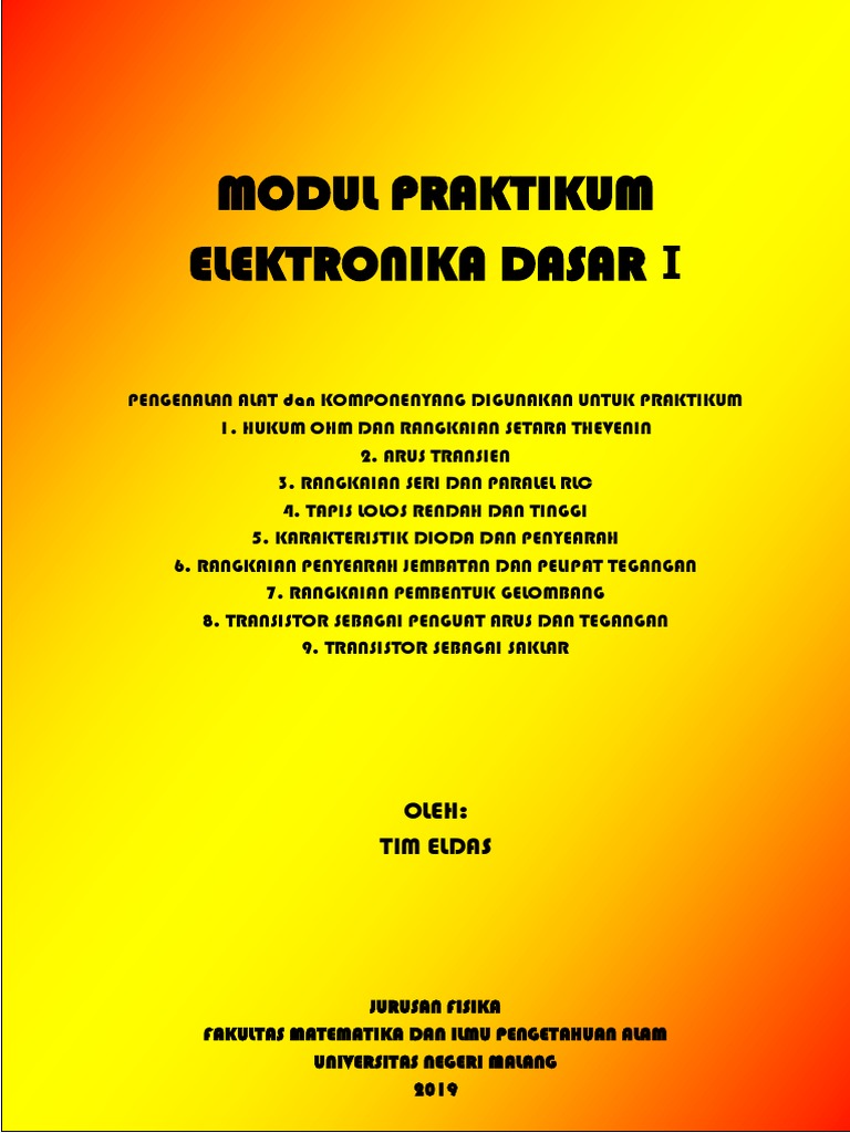 Modul Praktium Eldas 1 PDF | PDF